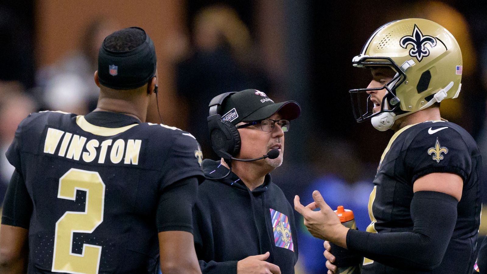 Saints part ways with OC Pete Carmichael Jr., 2 more offensive ...