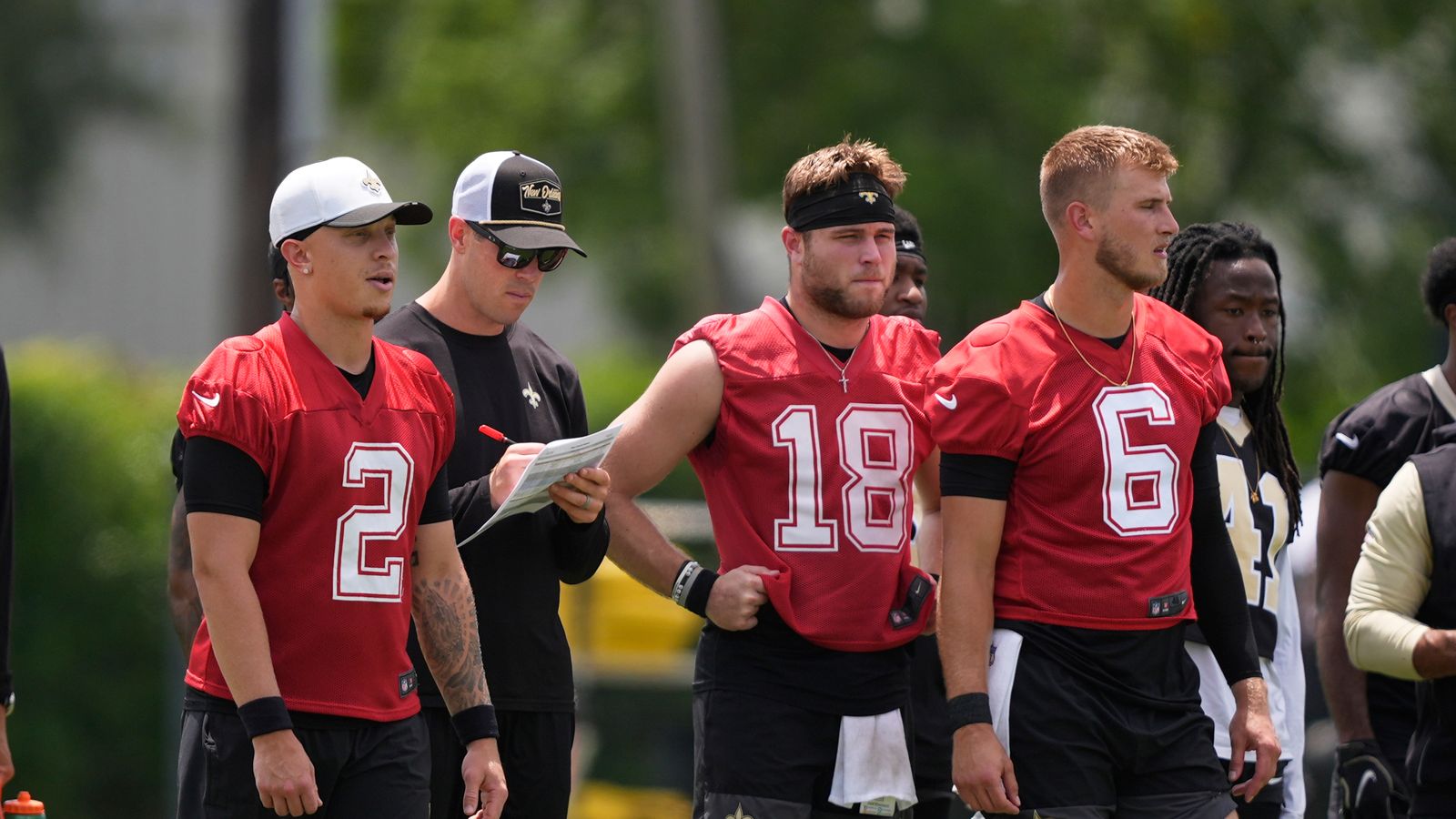 Where does Saints' QB situation rank?